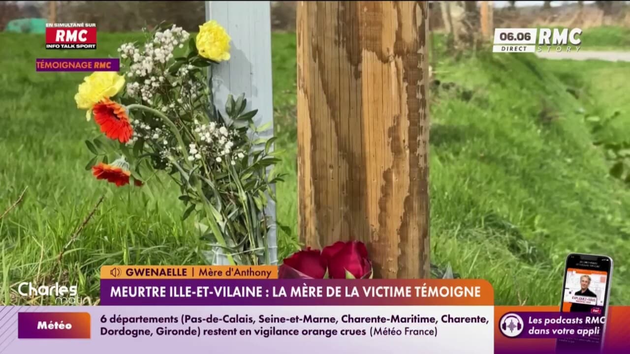 TÉMOIGNAGE RMC - Meurtre Ille-et-Vilaine: la mère de la victime témoigne