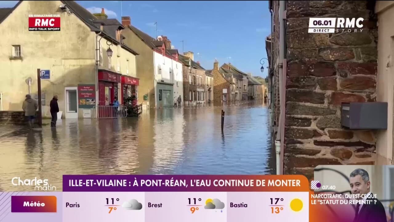 Ille-et-Vilaine: À Pont-Réan, l'eau n'en finit plus de monter