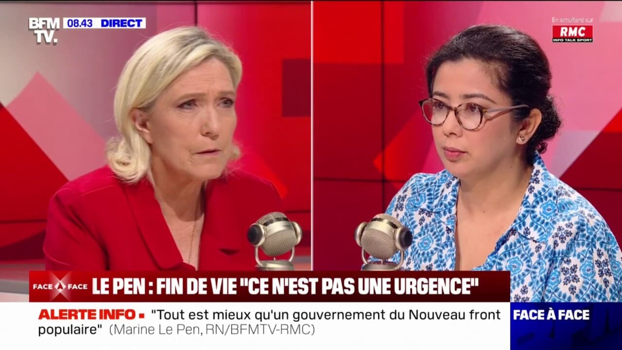 "On ne peut pas dîner avec un opposant?": Marine Le Pen revient sur sa ...