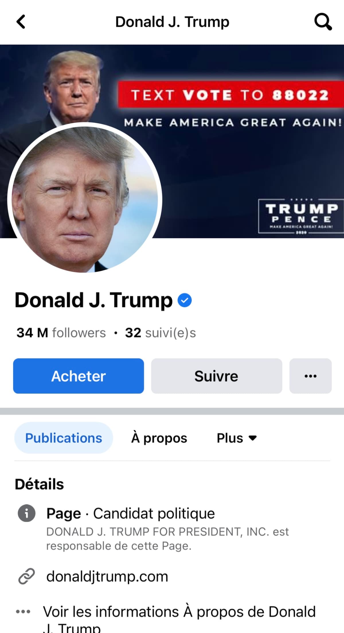 Les comptes Facebook et Instagram de Donald Trump ont été rétablis