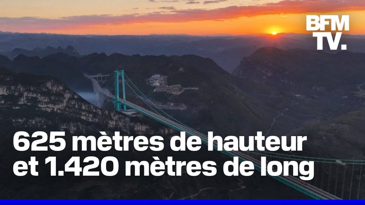 La Chine inaugure le plus haut pont du monde
