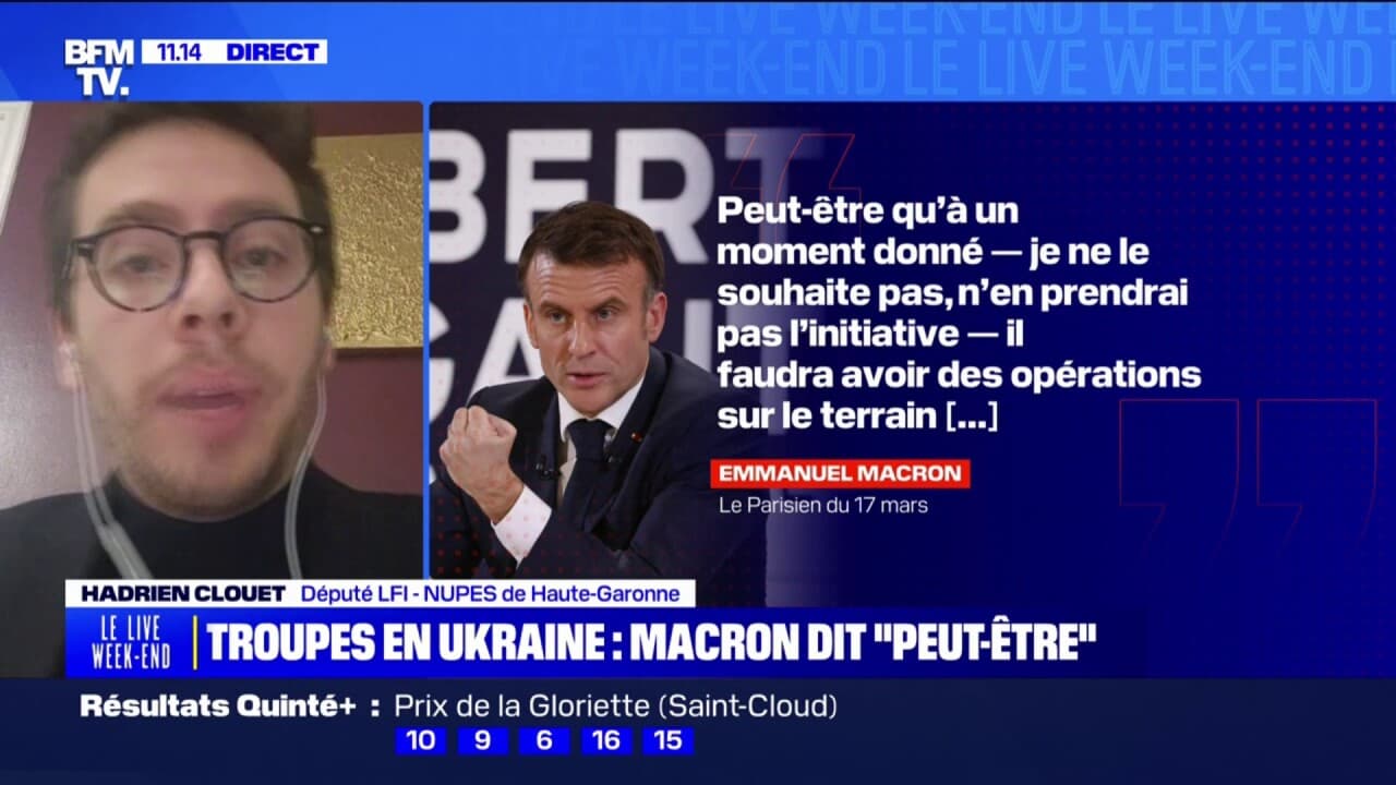 Troupes en Ukraine: les propos d'Emmanuel Macron "ne peuvent que mettre ...