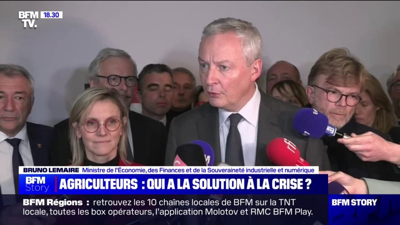 Salon de l'agriculture: Bruno Le Maire dénonce ceux qui disent "n ...
