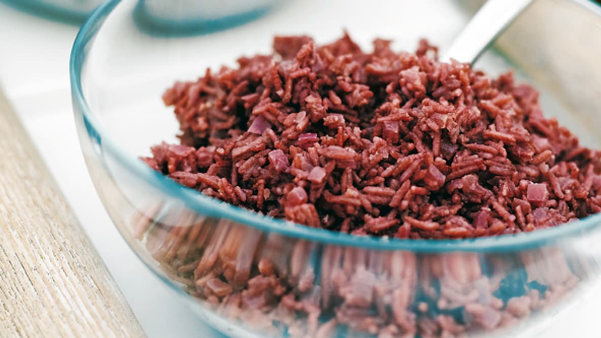 Riz basmati au vin rouge : un plat en 3 étapes