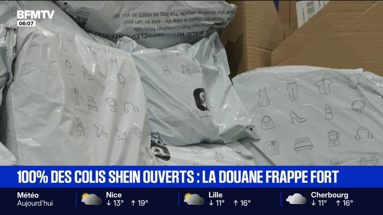 La totalité des colis Shein ouverts à l'aéroport Roissy-Charles de Gaulle