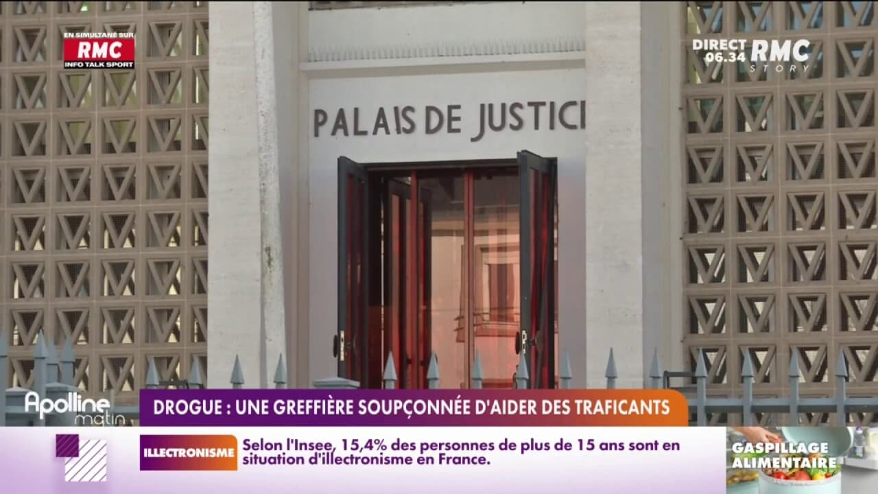 Drogue : une greffière soupçonnée d'aider des trafiquants