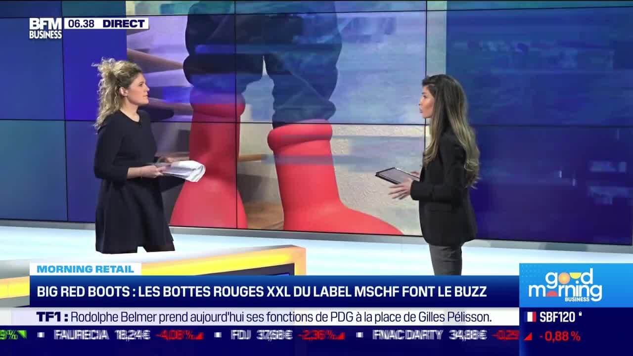 Morning Retail : Big Red Boots, les bottes rouges XXL du label MSCHF ...