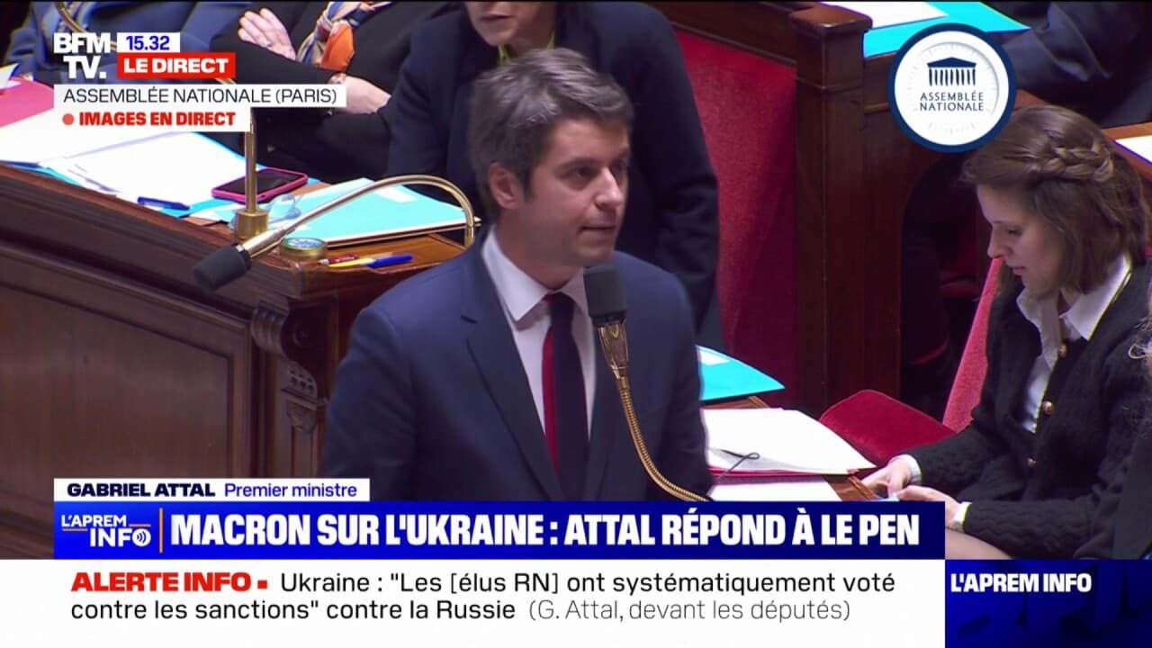Gabriel Attal à Marine Le Pen: Gabriel Attal à Marine Le Pen:
