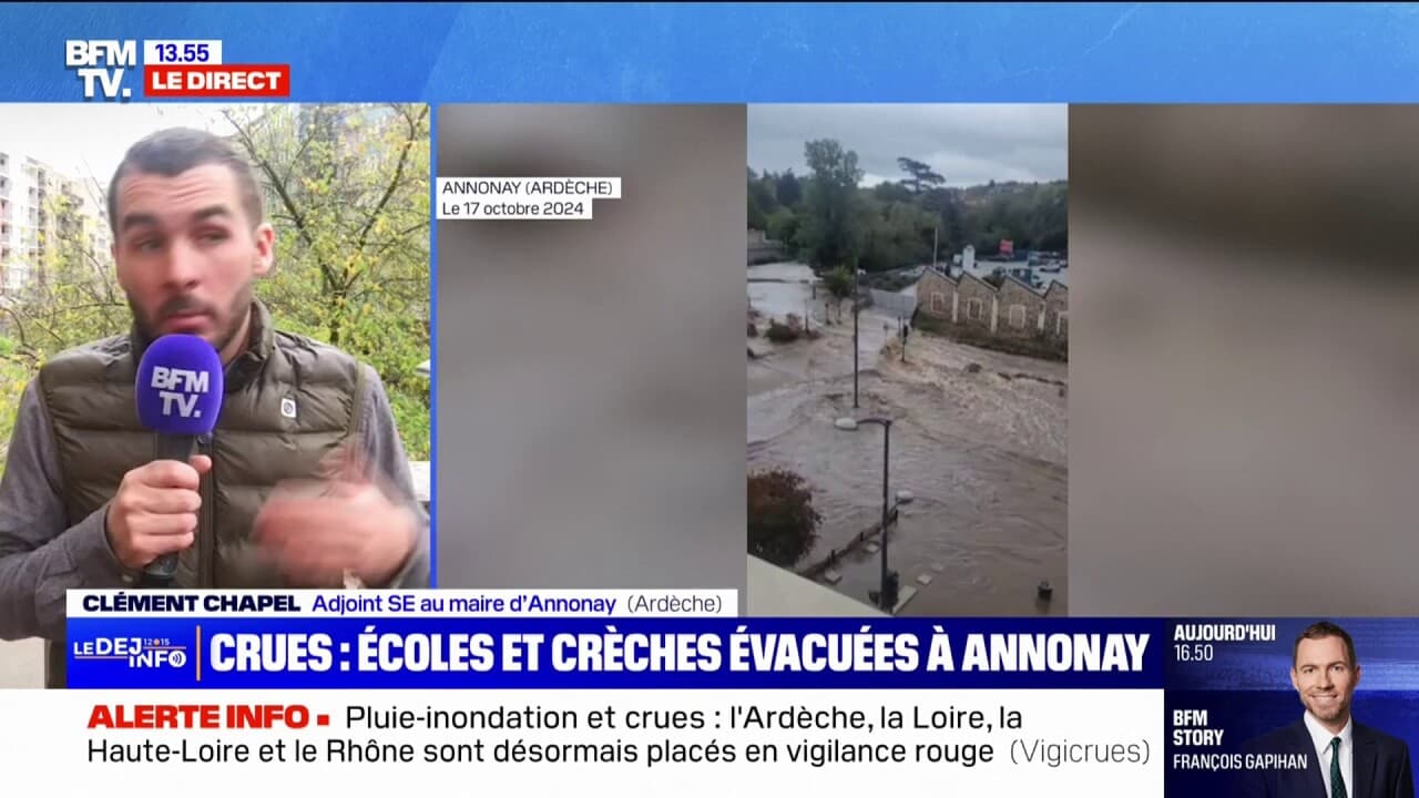 Inondations à Annonay: "Il faut prendre contact avec les établissements ...