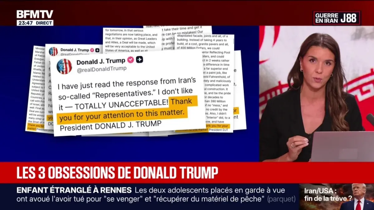 Iran, Barack Obama, Donald Trump lui-même ... Au cœur de la ...
