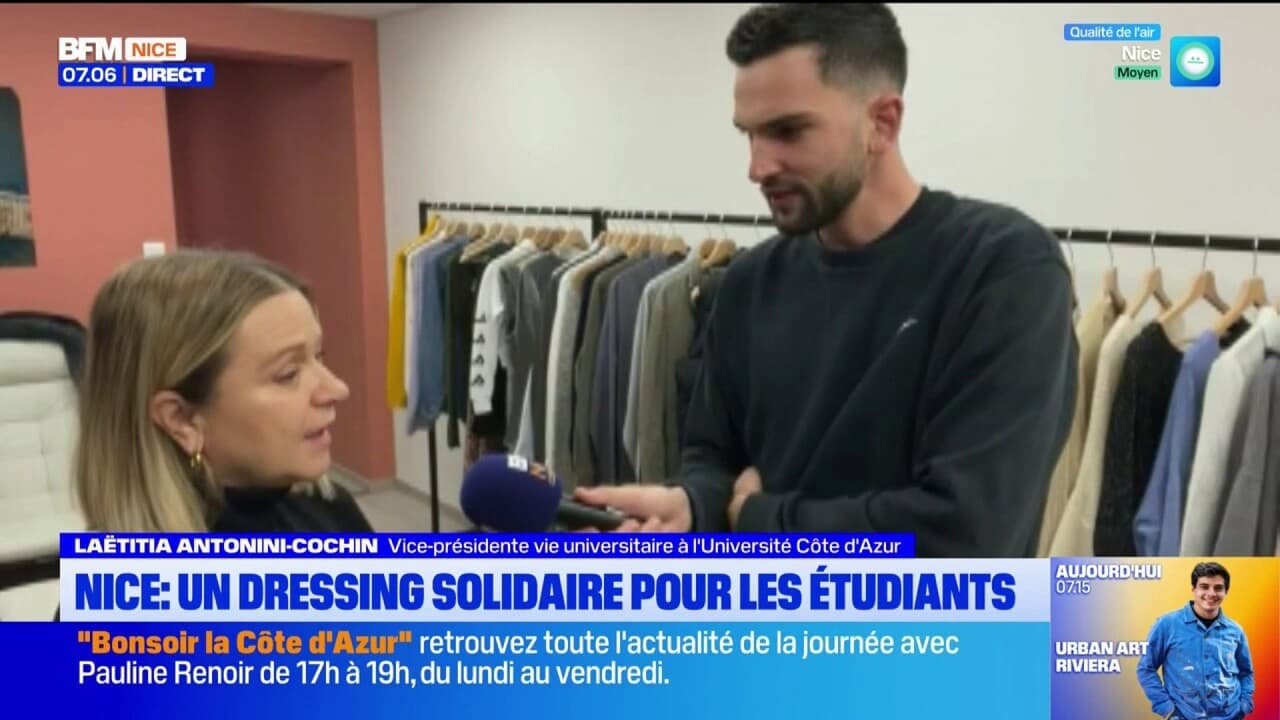 À Nice, l'université Côte d'Azur propose un dressing solidaire pour les ...