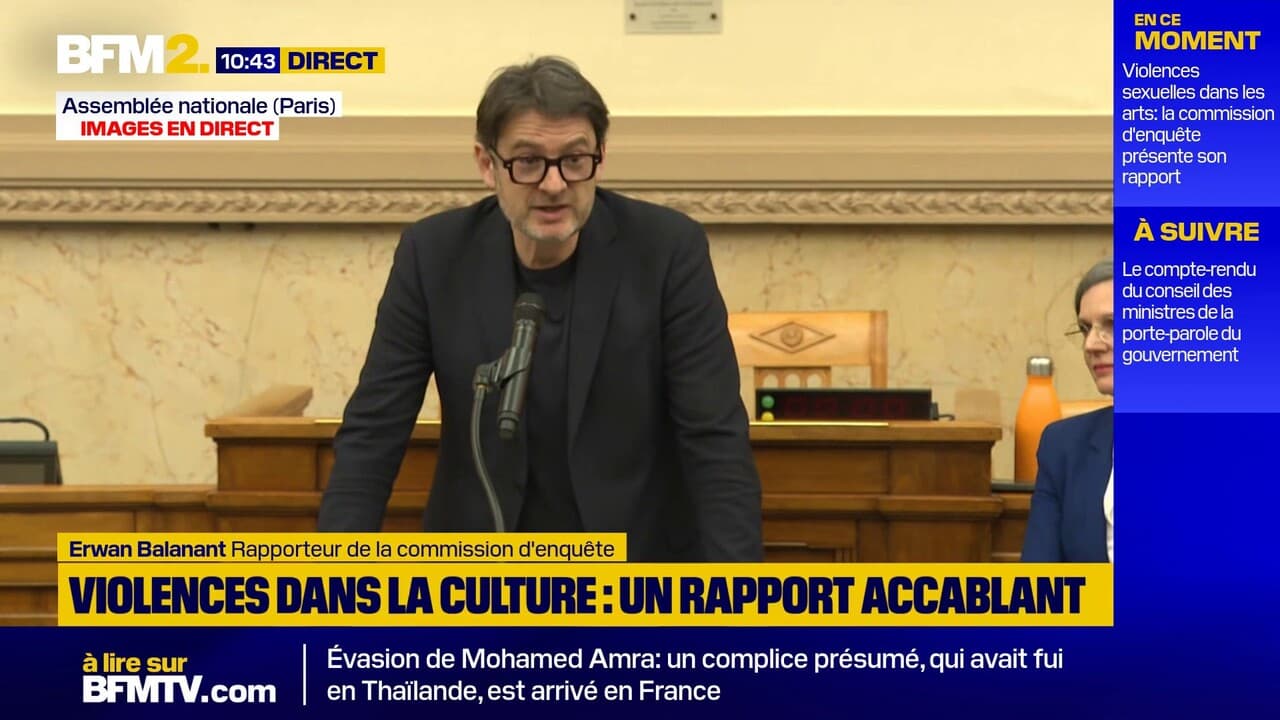 Violences dans le monde de la culture: Erwan Balanant parle d'une "machine à broyer des talents"