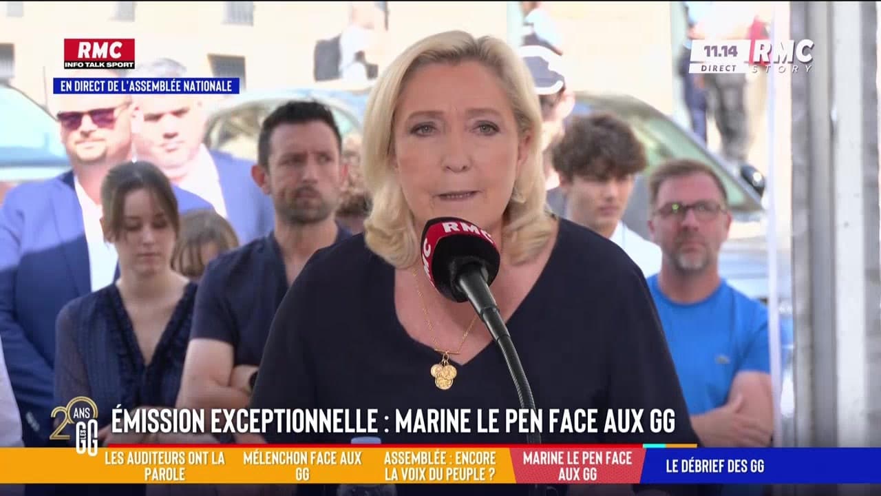 Marine Le Pen face aux GG - 20/06
