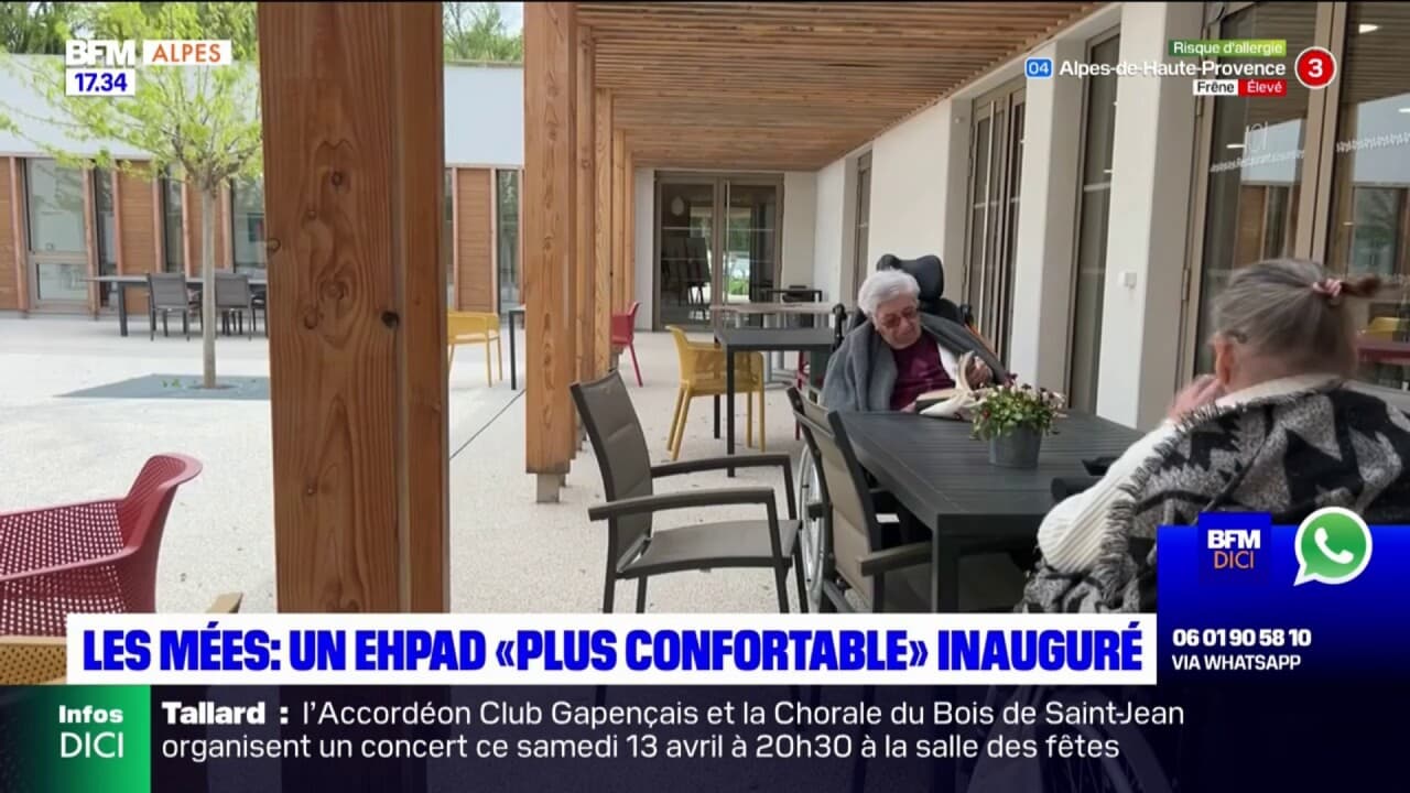 Les Mées: un Ehpad "plus confortable" inauguré