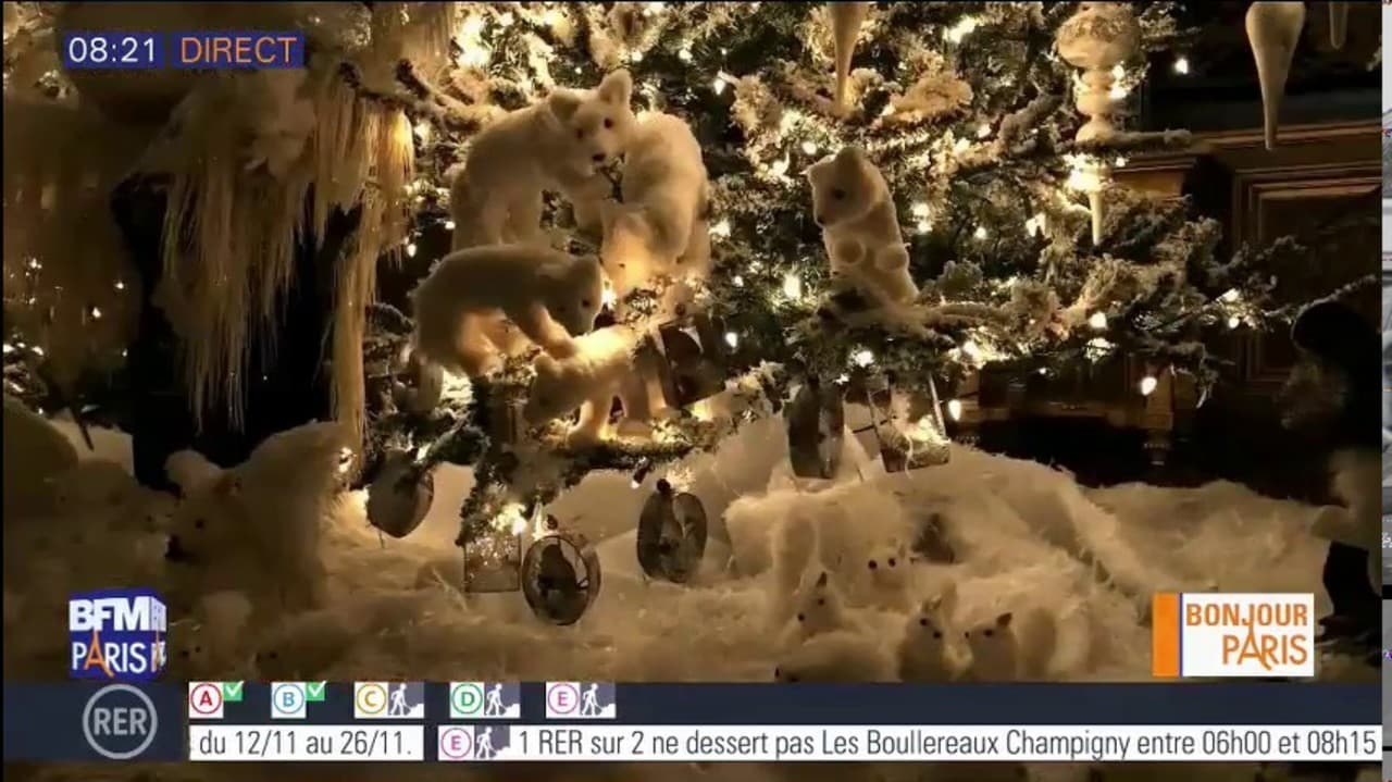 Décor féerique pour Noël au château de Vaux-le-Vicomte