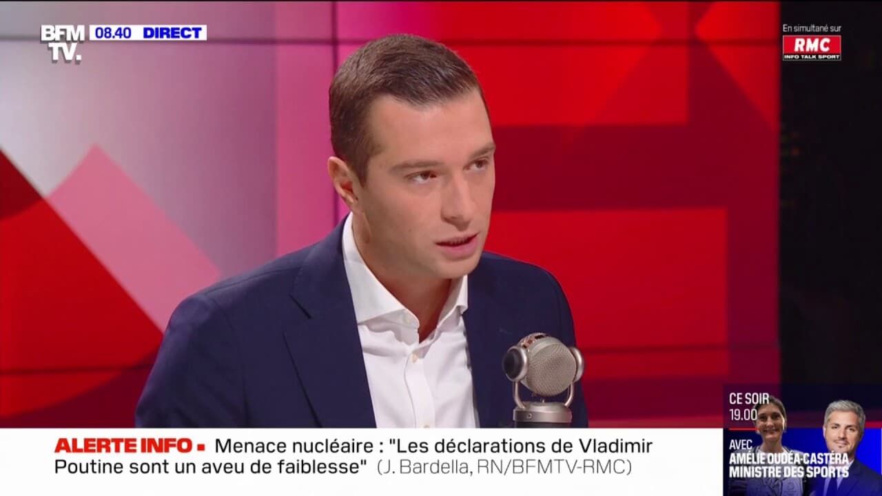 Bardella : "Cette situation est de l'entière responsabilité d'Emmanuel ...