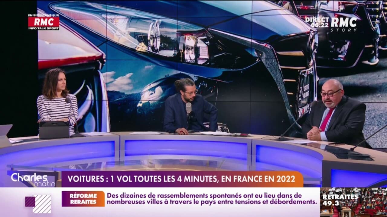 Les vols de voitures ont augmenté de 9 % en un an