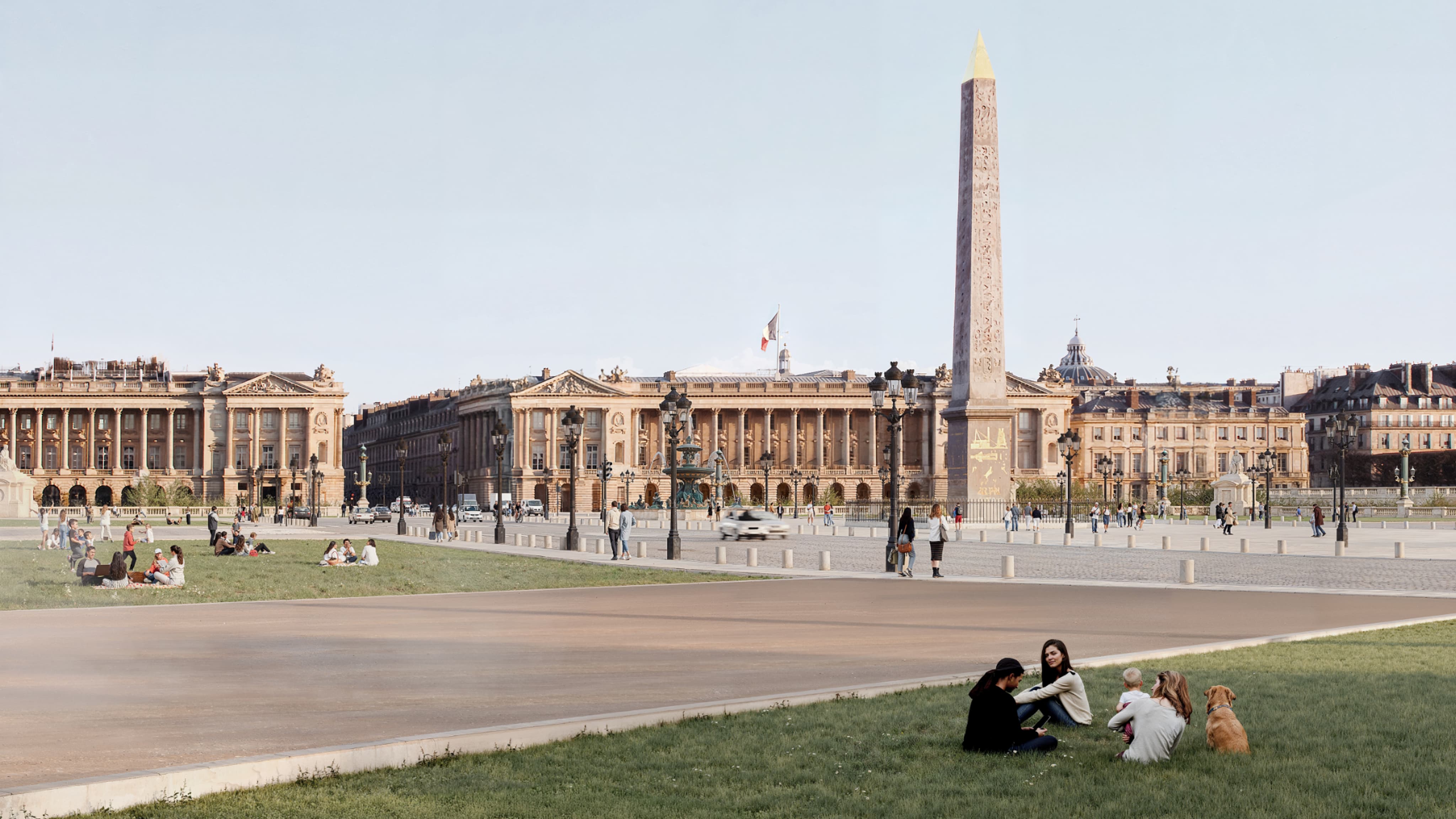 Paris: le réaménagement de la place de la Concorde se dévoile, l'espace ...