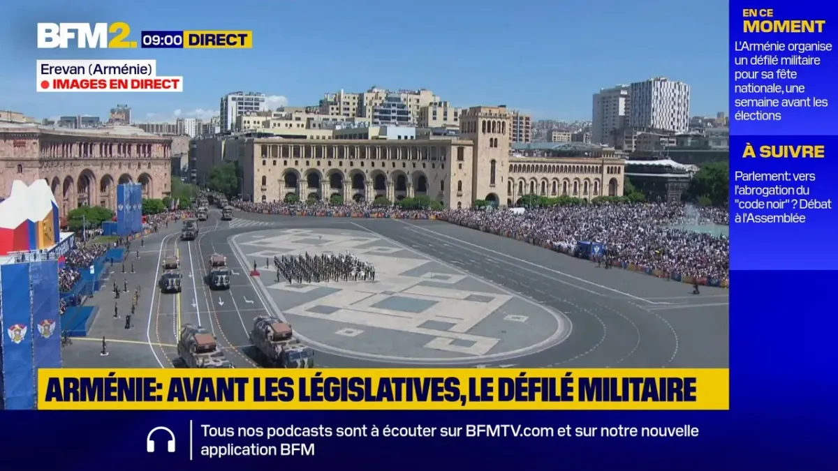 L'Arménie organise un défilé militaire pour sa fête nationale, une ...