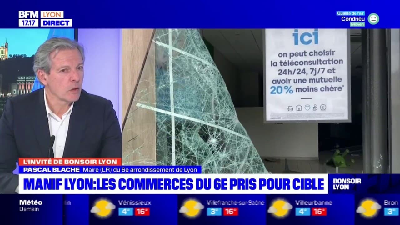 Des manifestations de plus en plus violentes à Lyon, "on est sorti du ...