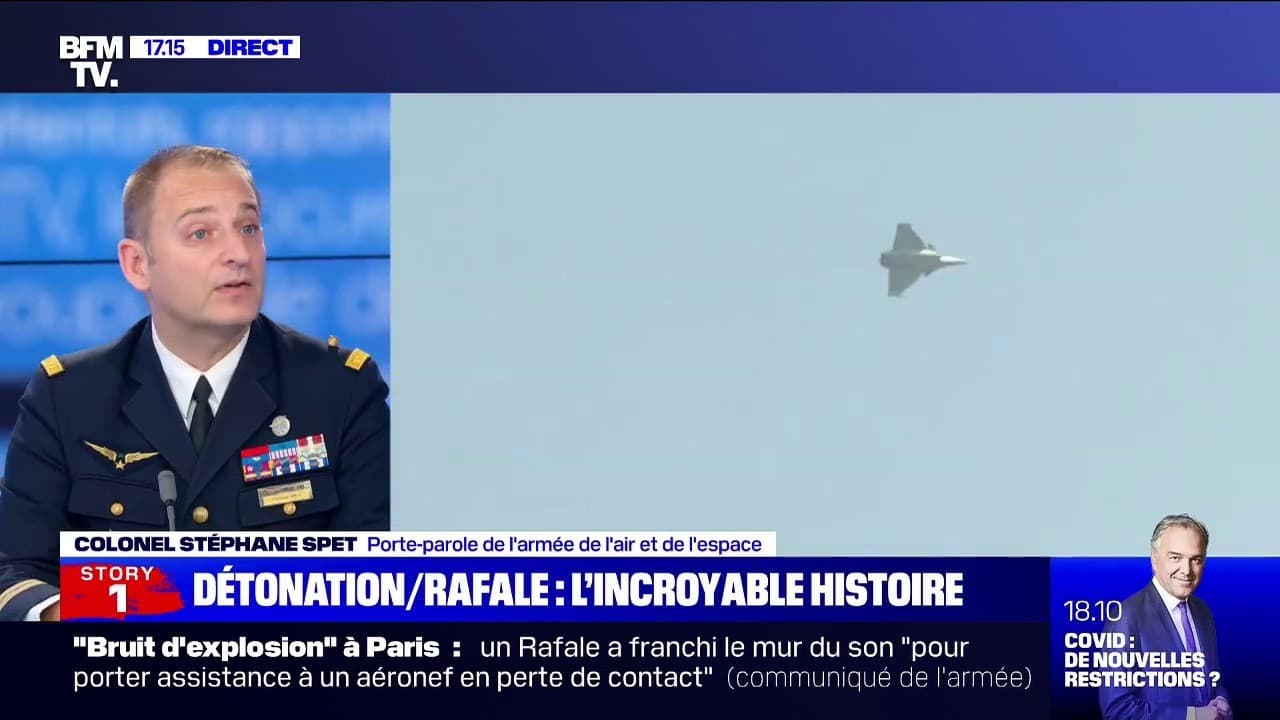 Colonel Stéphane Spet: "On ne passe en supersonique que très rarement ...