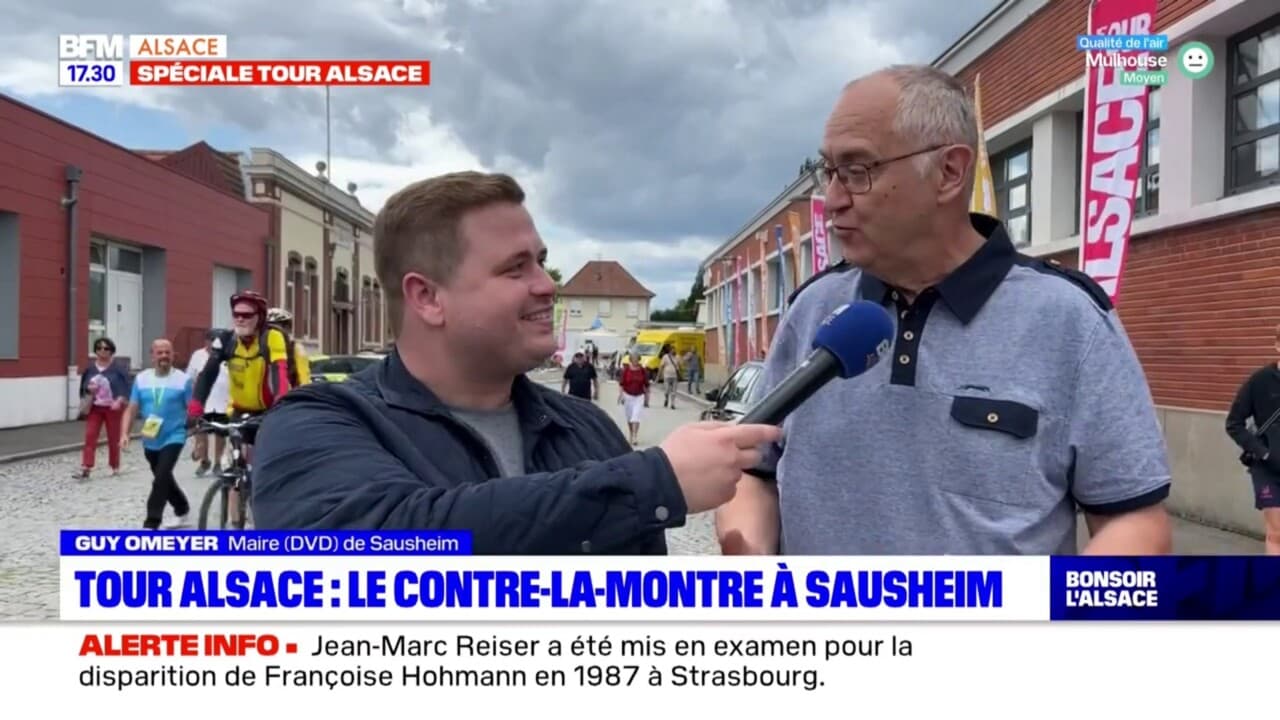 Tour Alsace: un "événement très important" pour la commune de Sausheim