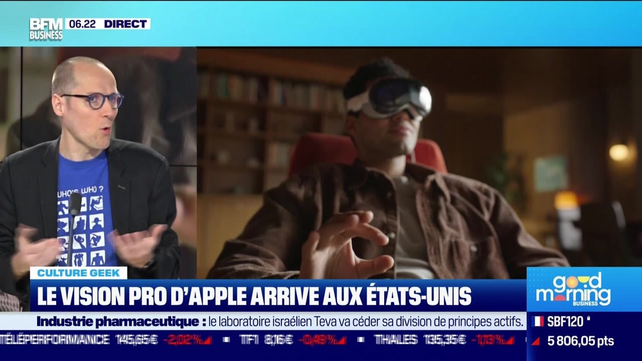 Culture Geek : Le Vision Pro d'Apple arrive aux États-Unis, par Anthony Morel - 01/02