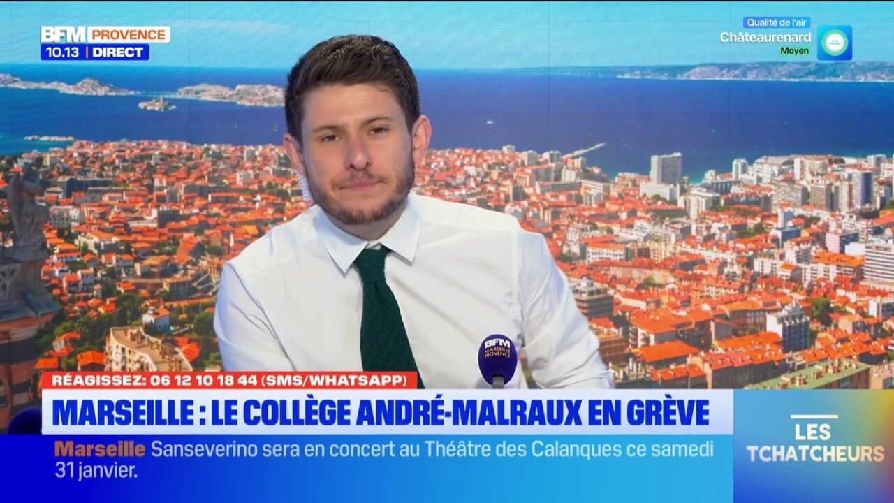 Marseille : Le collège André-Malraux en grève