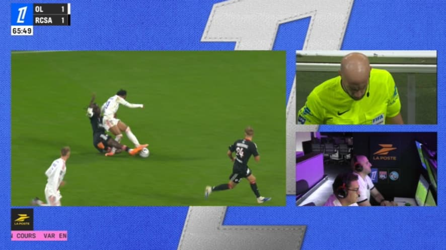 La terrible image de Lyon-Strasbourg: Malick Fofana lourdement blessé ...