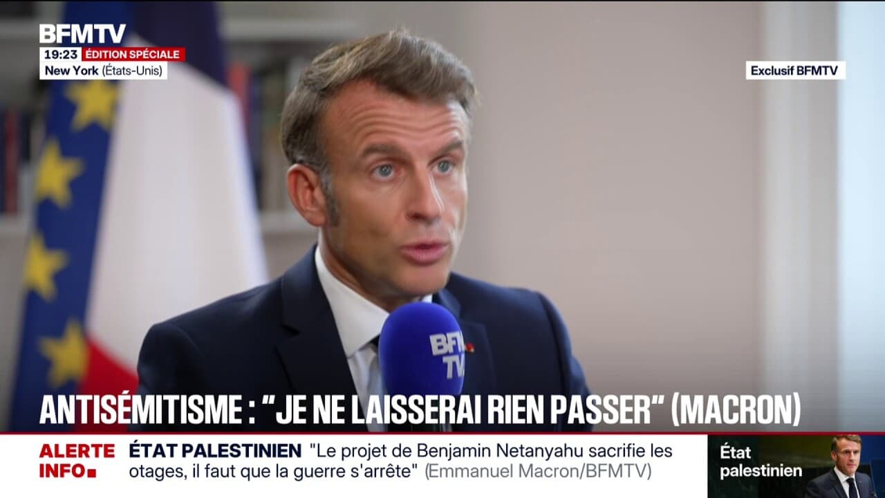 Emmanuel Macron: "Il n'y a pas de loi magique face à l'antisémitisme ...