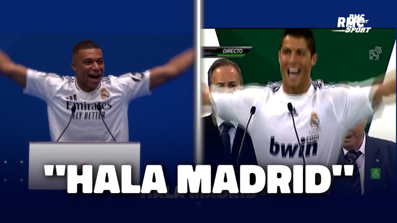 "Hala Madrid", l'hommage de Mbappé à CR7