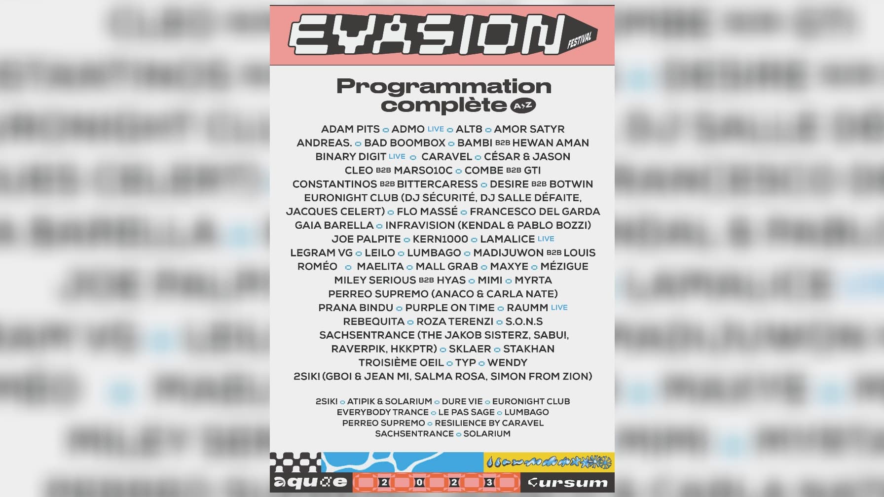 2SIK, Euronight Club... La programmation de la 5e édition de l'Evasion Festival dévoilée