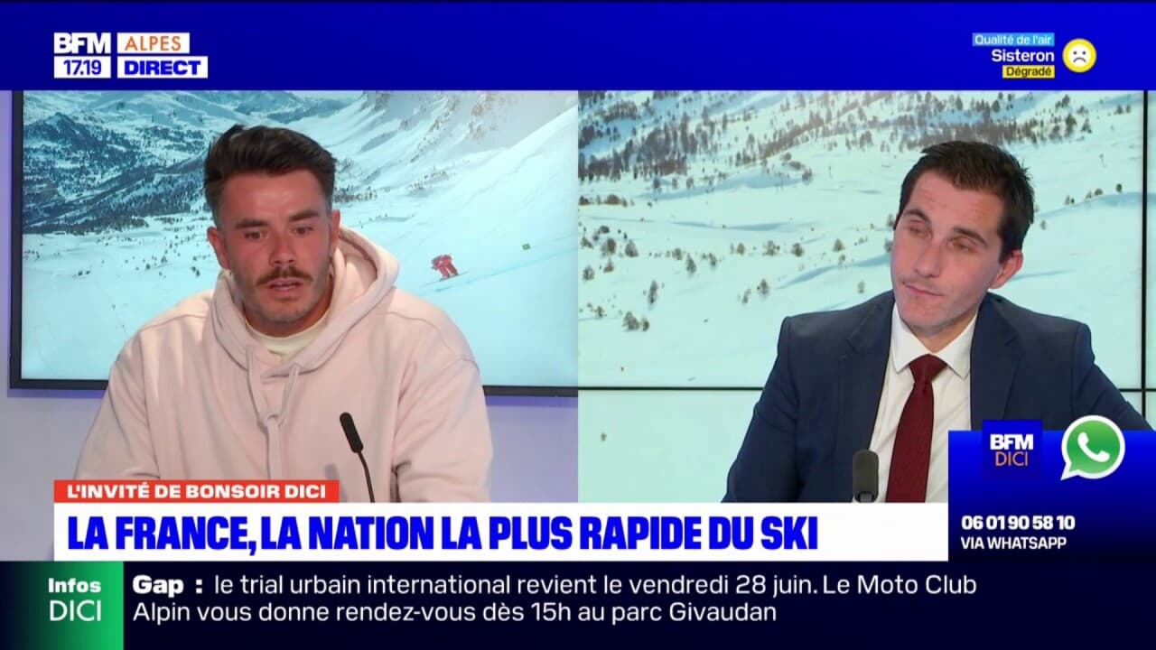 Ski de vitesse: pour le champion du monde Simon Billy, "la peur permet ...