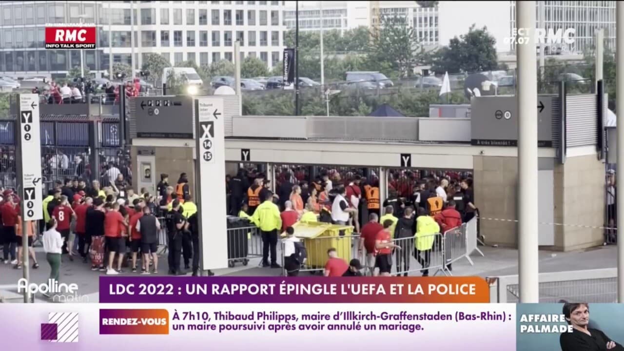 LDC 2022: un rapport épingle l'UEFA et la police