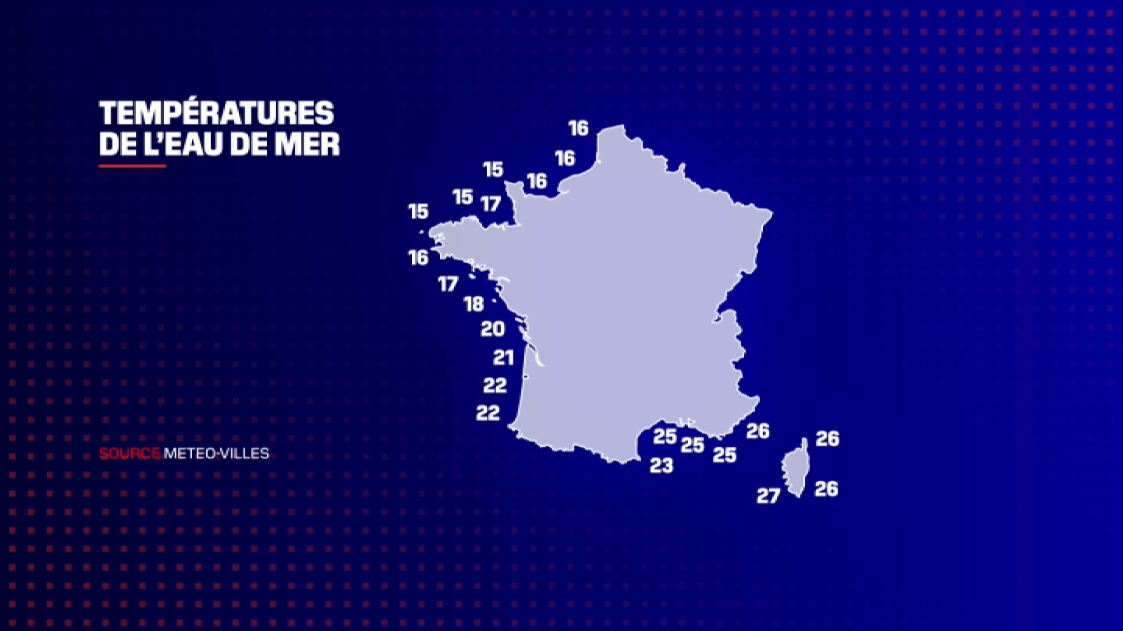 Canicule: les températures de surface de la mer Méditerranée sont ...