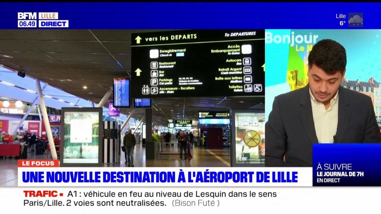 Nord: une nouvelle destination à l'aéroport de Lille-Lesquin