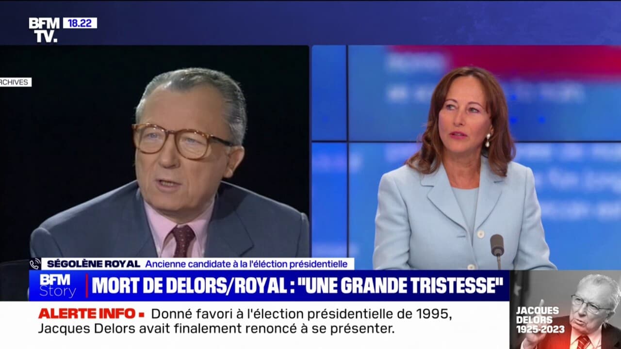 Ségolène Royal sur Jacques Delors: "Je pense que ça aurait été un ...