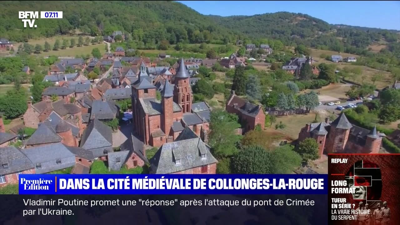 C'est les vacances : Dans la cité médiévale de Collonges-la-Rouge - 18/07