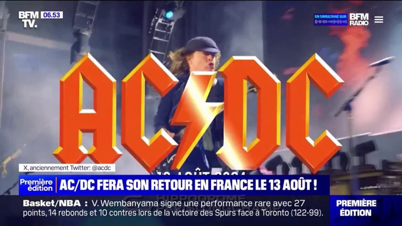 AC/DC annonce une tournée européenne et fera son grand retour en France ...