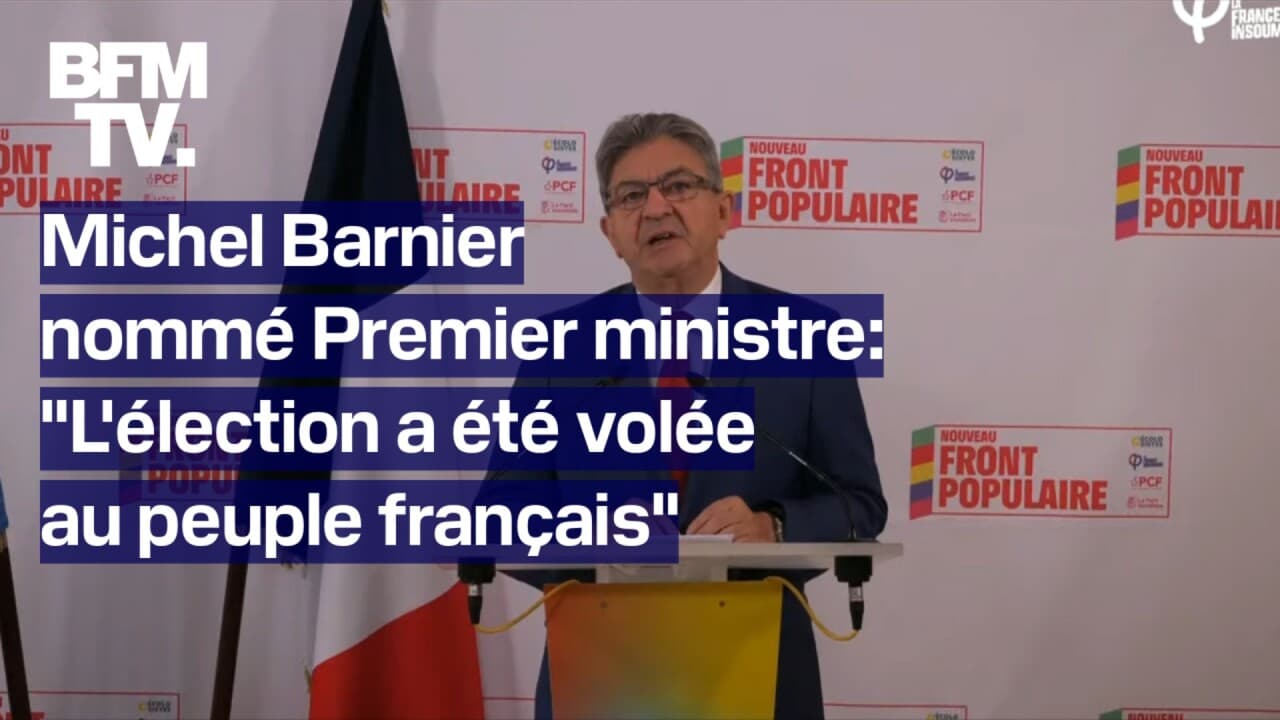 Michel Barnier nommé Premier ministre: la réaction en intégralité de ...