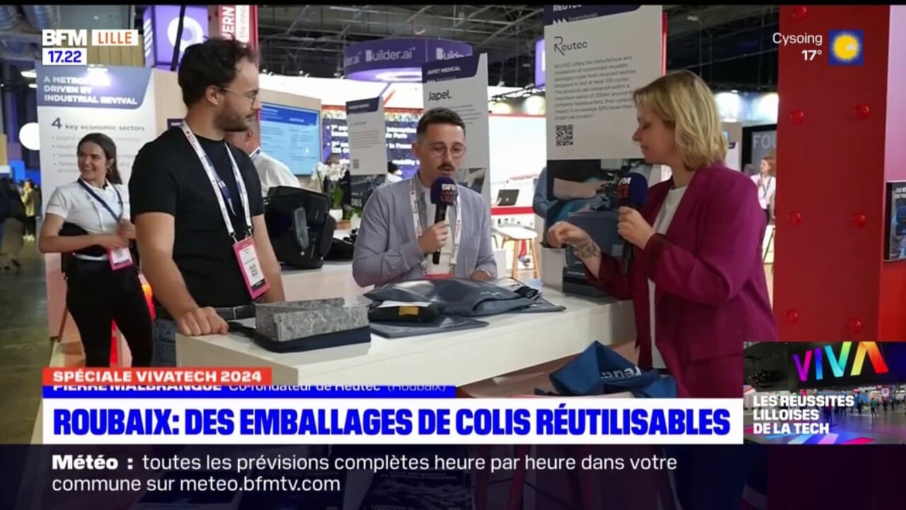 VivaTech: une start-up roubaisienne propose des colis réutilisables