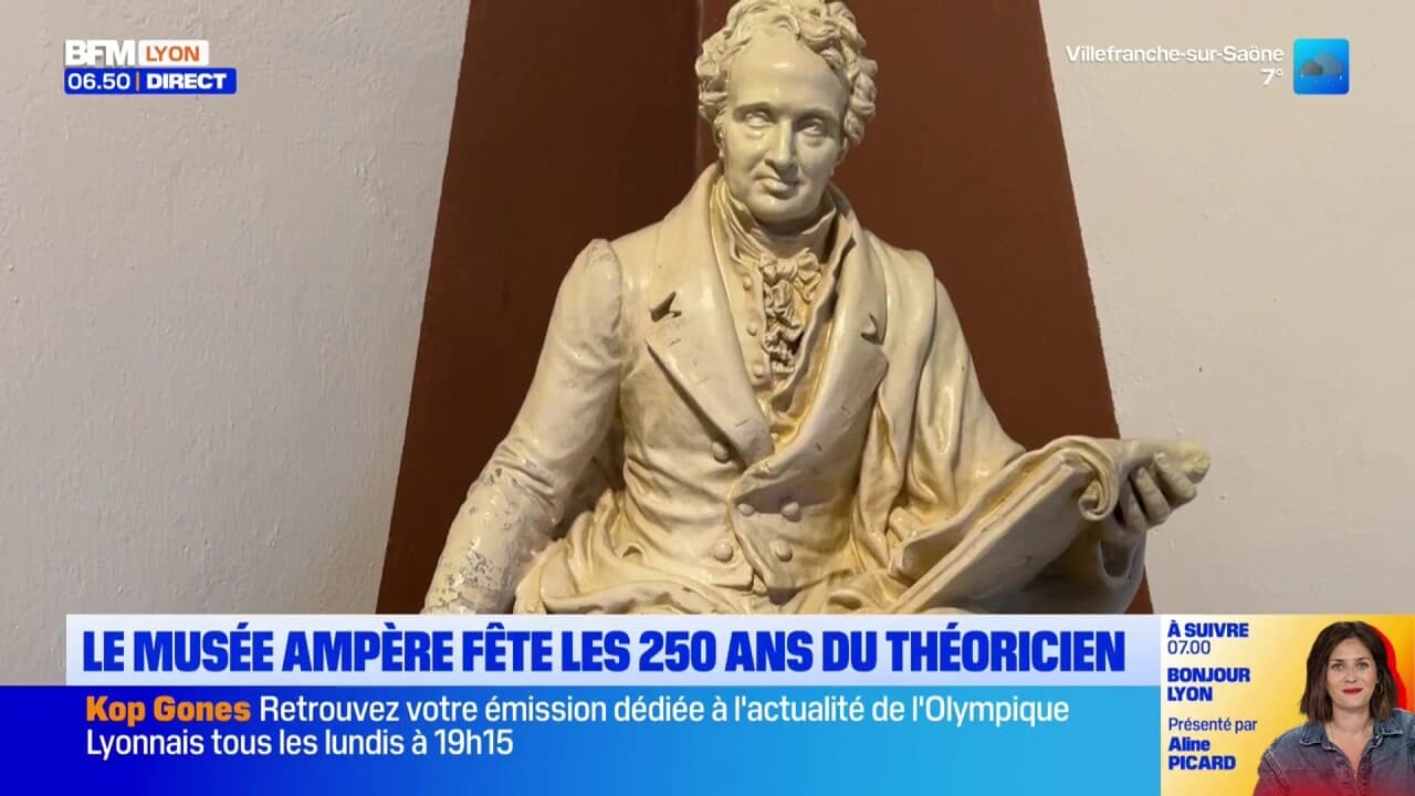 Rhône: le musée Ampère fête les 250 ans du théoricien