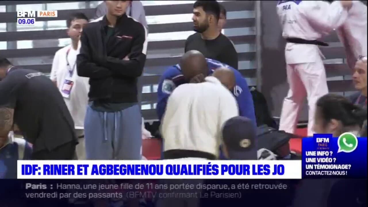 Île-de-France: Teddy Riner et Clarisse Agbégnénou qualifiés pour les JO
