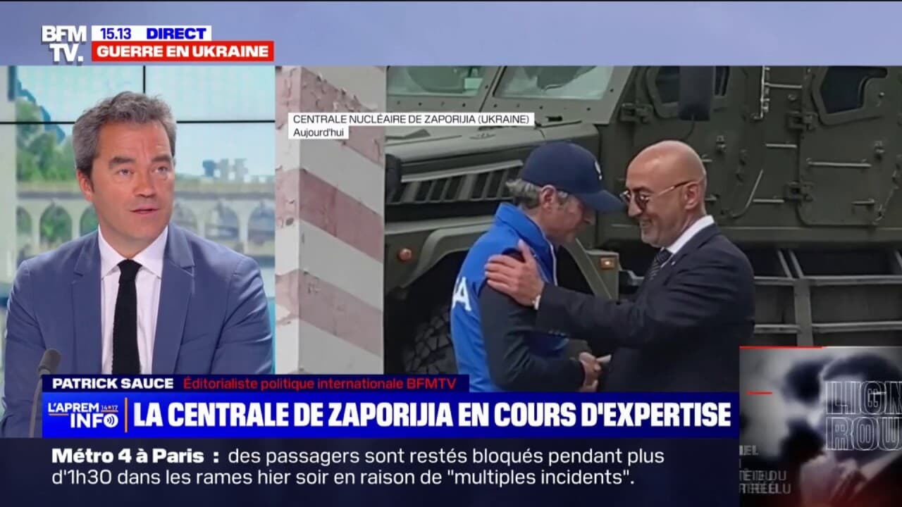 Le chef de l'AIEA, Rafael Grossi, est arrivé à la centrale nucléaire de ...