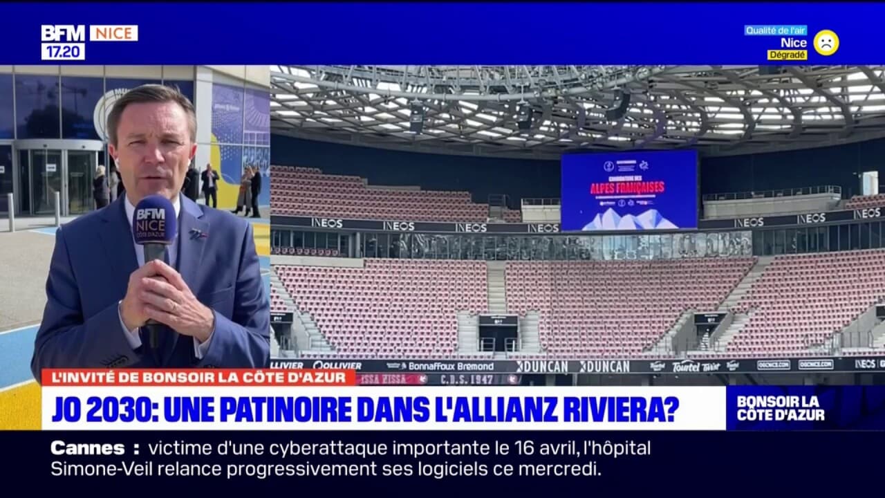 JO 2030: une patinoire dans le stade de l'Allianz Riviera?