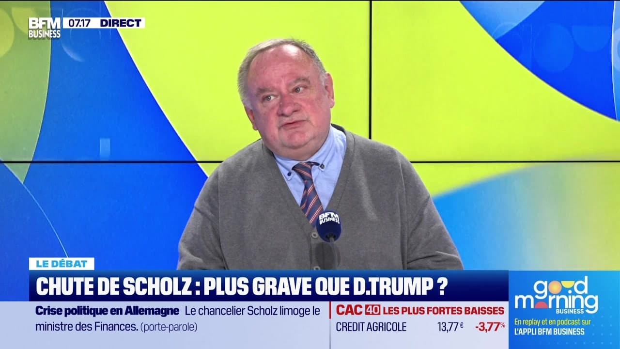 Nicolas Doze face à Jean-Marc Daniel : Chute de Scholz, plus grave que ...