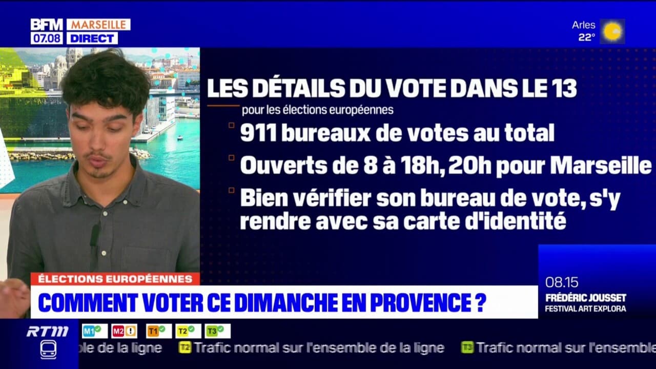 Élections européennes: comment voter ce dimanche dans les Bouches-du-Rhône?