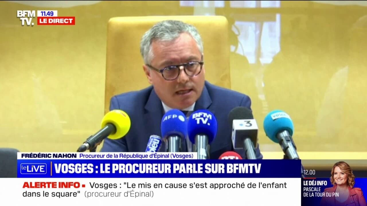 Vosges: le procureur d'Épinal annonce que "l'autopsie de l'enfant sera ...