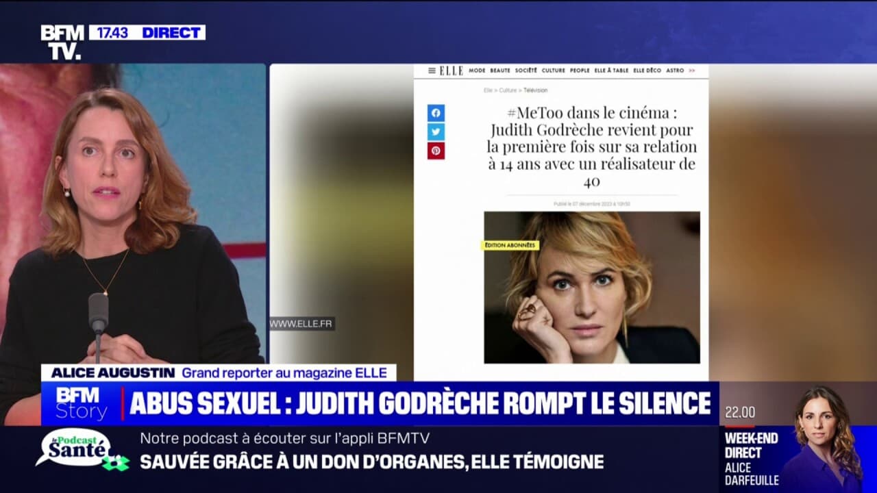 L'actrice Judith Godrèche brise le tabou sur sa relation avec le ...