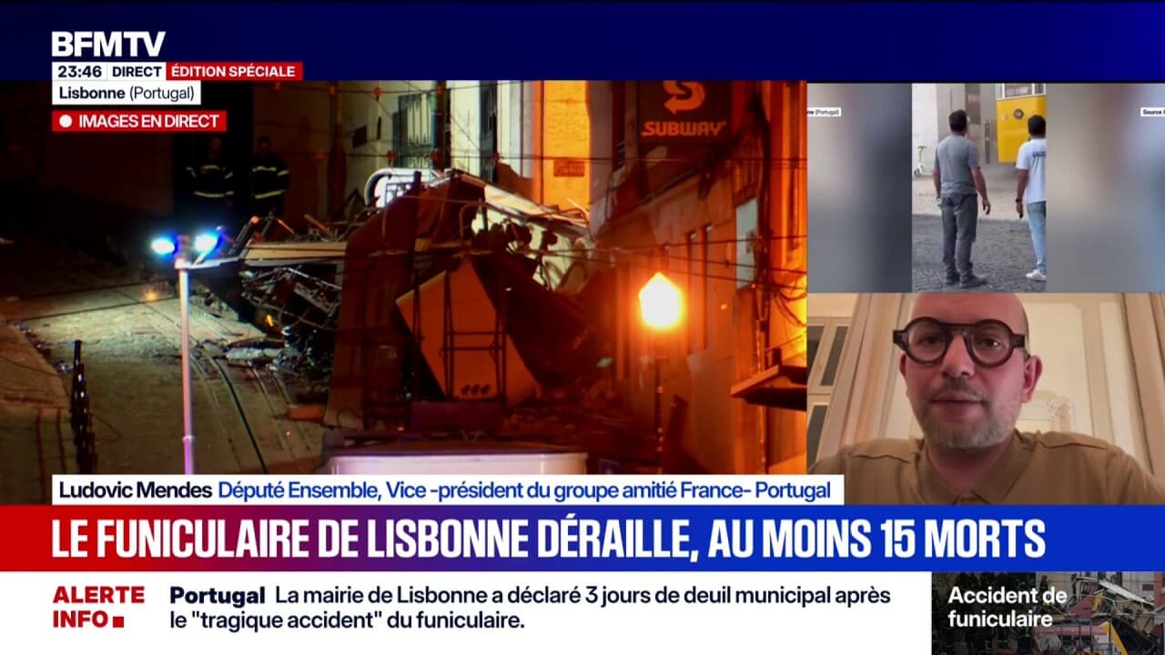 Accident au Portugal: "Quand on va à Lisbonne, le funiculaire est un ...